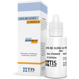 Apa de gura cu propolis, 20ml, Tis Farmaceutic