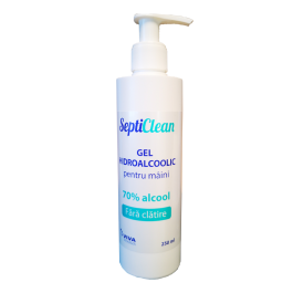 Septiclean gel hidroalcoolic pentru maini x 250 ml