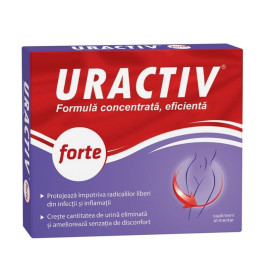 Uractiv Forte, 10 capsule, Fiterman Pharma | Springfarma.com