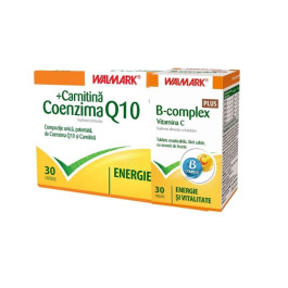 Walmark Pachet Coenzima Q10-Carnitina, 30 capsule+Vitamina B complex ...