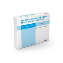 Zentiva Apa pentru preparate injectabile, solvent pentru uz parenteral ...