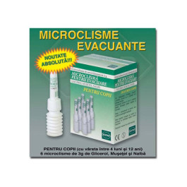 Microclisma pt evacuare copii 3g x 6buc