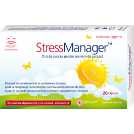 StressManager, 20 capsule | Spring Farma, cumpara la Pret Mic