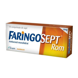 Faringosept Rom, 10 comprimate de supt, Terapia - Pret bun ...