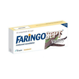 Faringosept Vanilie x 10 comprimate de supt
