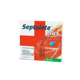 Septolete plus x 18 comprimate de supt