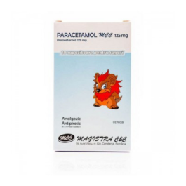 Paracetamol 125 mg x 10 supozitoare MAG