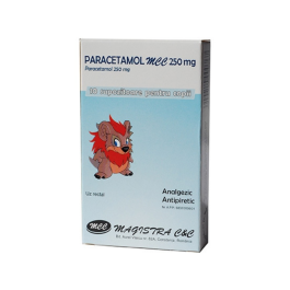 Paracetamol 250 mg x 10 supozitoare MAG