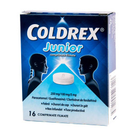 Coldrex Junior, 250 mg/100 mg/5 mg, 8 comprimate filmate, Perrigo ...