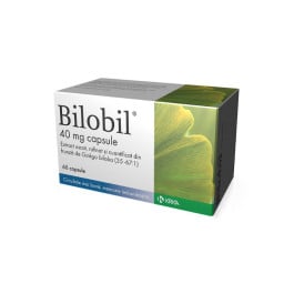 Bilobil forte 40 mg, 60 capsule, ajutor pentru memorie, concentrare
