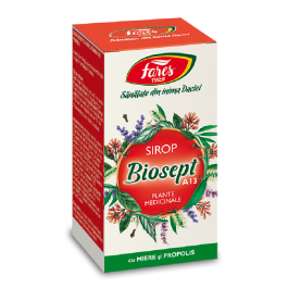 Fares Sirop Biosept miere si propolis, 100ml