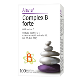Alevia Complex B forte x 100 compr. - reface metabolismul si sistemul ...