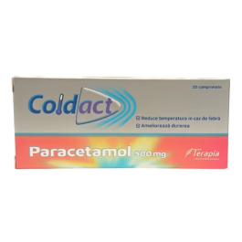 Coldact Sinus, 500 mg/30 mg, 20 comprimate filmate, Terapia