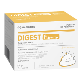 Digest Family suspensie orala, 7 flacoane, Ab-Biotics | Spring Farma ...