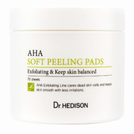 Dischete exfoliante pe baza de Alfa Hidroxi Acizi AHA Soft, 70 bucati ...