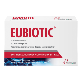 Eubiotic - Probiotice pe baza de culturi lactice vii, 20 capsule
