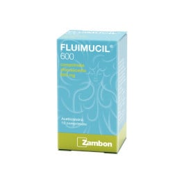 Fluimucil, 600 mg, 10 comprimate efervescente, Zambon - Pret avantajos ...