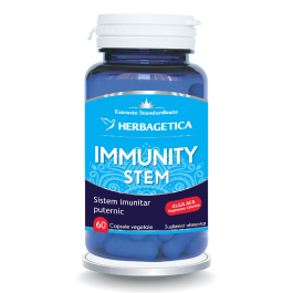 Immunity stem, 60 capsule, Herbagetica | Spring Farma, cumpara la Pret Mic