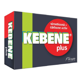 Kebene Plus amelioreaza balonarea gastrica, 20 comprimate