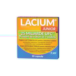 Lacium 25 miliarde UCF, 10 capsule