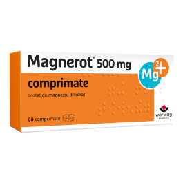 Magnerot, 500 mg, 50 comprimate, Worwag Pharma - Pret bun | Springfarma.com