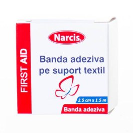 Banda adeziva medicala, 2,5cm x 1,5m