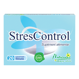 StresControl, 20 comprimate, Naturalis - Pret bun | Springfarma.com