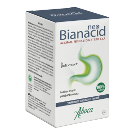 ABOCA NeoBianacid Aciditate si Reflux, 45 comprimate masticabile