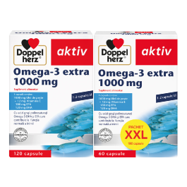 Doppelherz Aktiv Omega-3 Extra 1000mg, 120 + 60 capsule