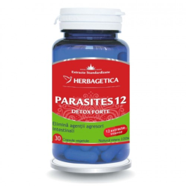 Parasites 12 detox forte, 30 capsule
