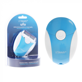 Pieptene electric paduchi, cu LED Vitammy Ufo, Albastru