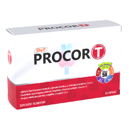 Procor T, 30 capsule, Sun Wave Pharma - Pret bun | Springfarma.com