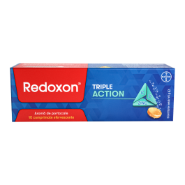 Redoxon Triple Action, 10 comprimate efervescente