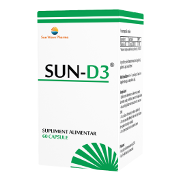 Sun-D3, 60 capsule, Sun Wave Pharma - Pret bun | Springfarma.com
