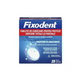 Fixodent Tab Long Last Fresh Tablete de curatare pentru proteza dentara ...
