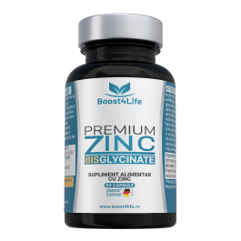 Zinc Bisglicinat Premium, 60 Capsule Vegane, Boost4Life