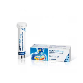 ACC 200 mg x 20 comprimate efervescente