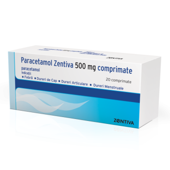 Paracetamol Zentiva 500 mg x 20 comprimate