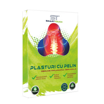 Plasturi cu Pelin Smart Touch, Reduce Inflamatia Zonei Cervicale, 6 ...