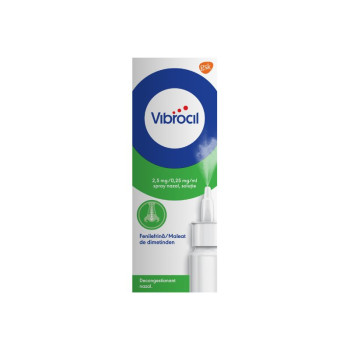 Vibrocil spray nazal 2,5mg/0,25mg/ml, 15 ml