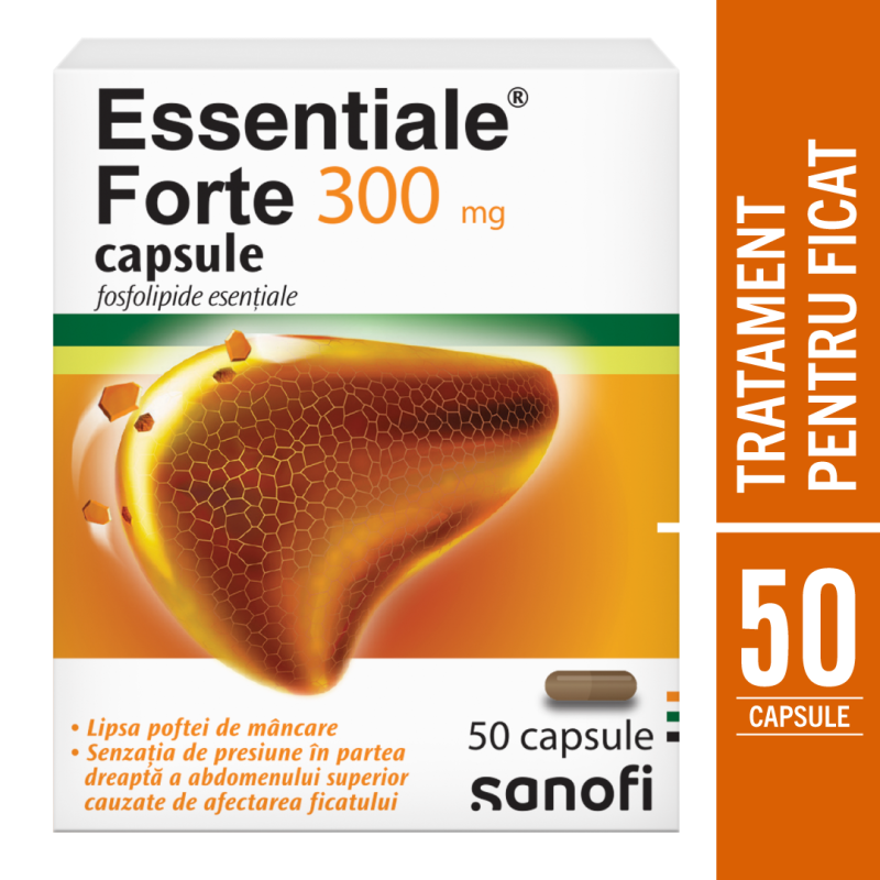 Essentiale Forte, 300 mg, 50 capsule, Sanofi - Pret avantajos ...