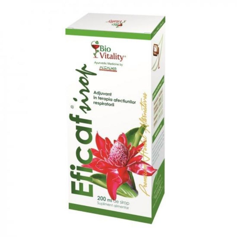 Bio Vitality Eficaf R sirop afectiuni respiratorii, 200 ml