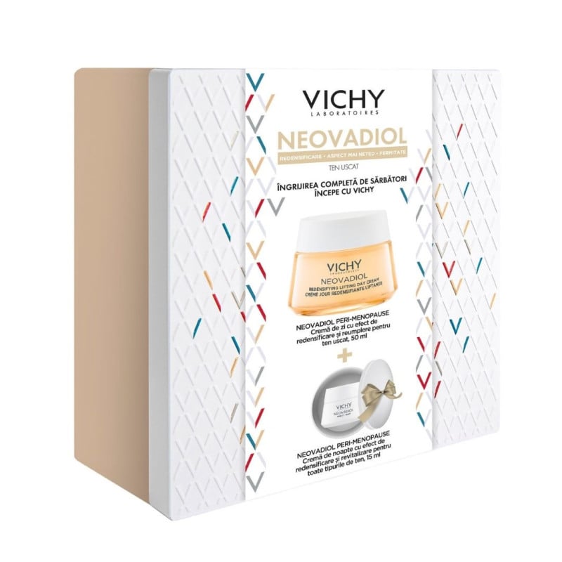 VICHY Trusa NEOVOVADIOL Crema zi ten uscat 50ml + Crema noapte 15 ml