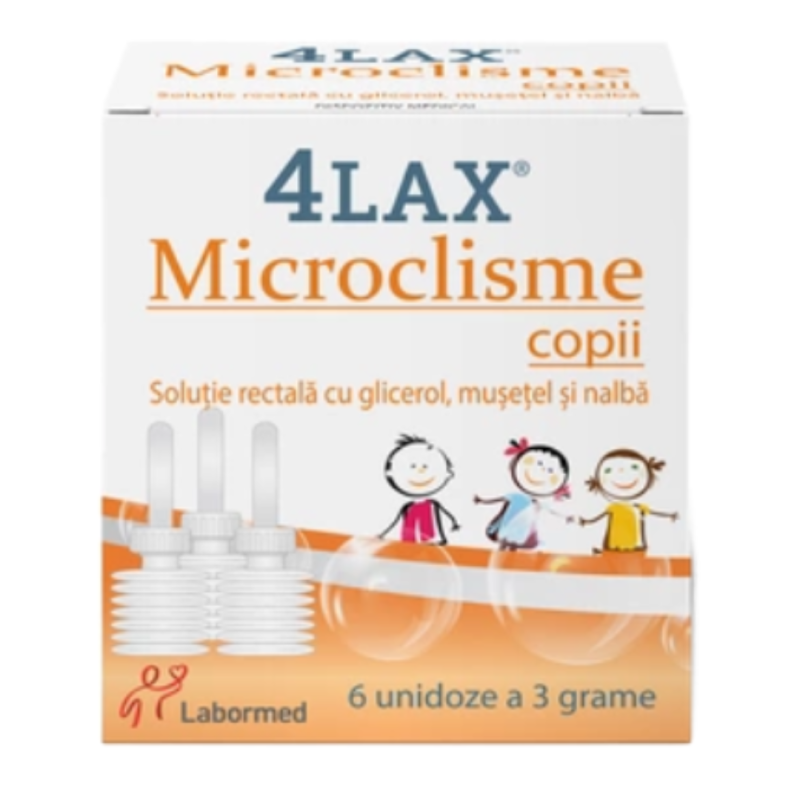 4Lax Microclisme copii x 6 doze