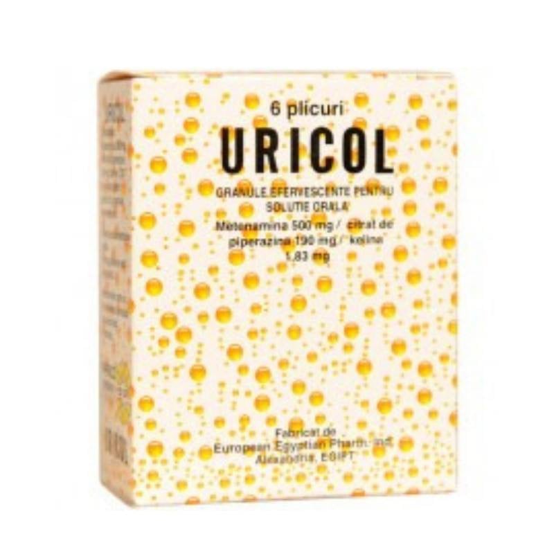 Uricol granule suspensie 5 g x 6 plicuri