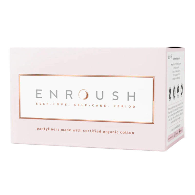 Enroush Absorbante Zilnice Bumbac Organic Super, 24 bucati