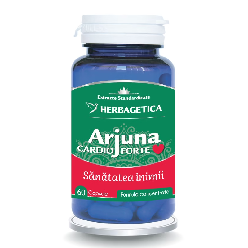 Arjuna Cardio Forte, 60 capsule, Herbagetica