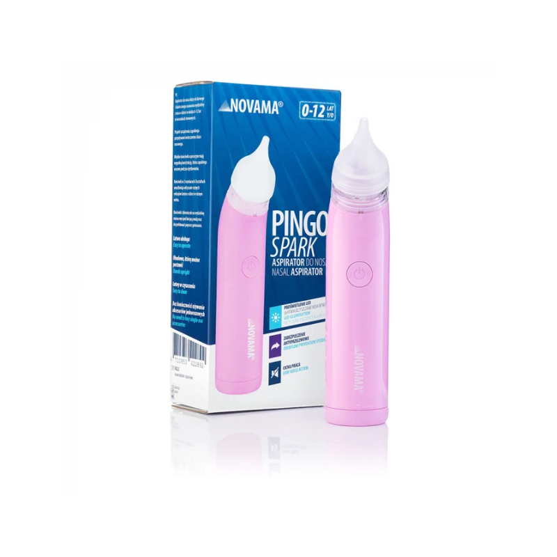 Aspirator nazal electric Roz Novama Pingo Spark, pentru copii 0-12 ani