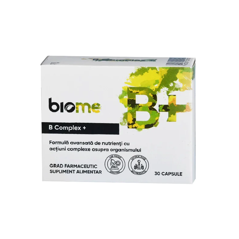 B Complex+, 30 capsule, Biome