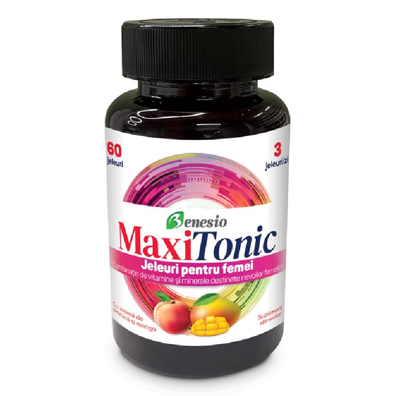 Maxitonic Femei, 60 jeleuri, Benesio